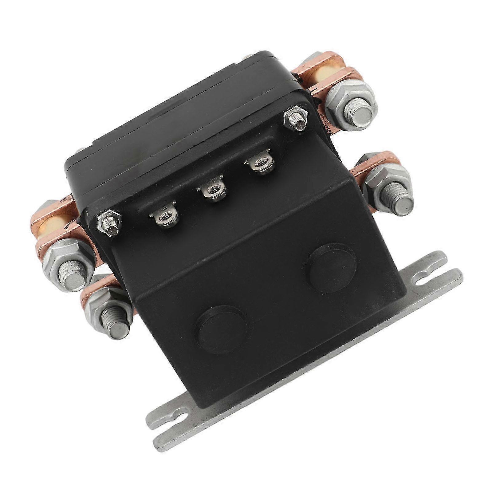 Winch Relay 600A 34W Brass Coil Quick Start Waterproof Low Consumption Winch Relay Contactor for ...