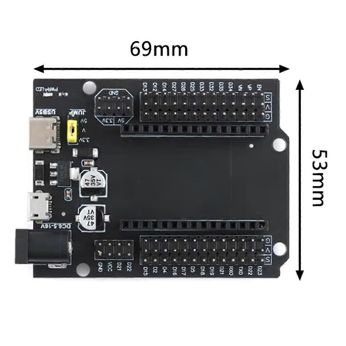 ESP32-WROOM-32 Expansion Development Board DEVKIT V1 30P Power Board ...