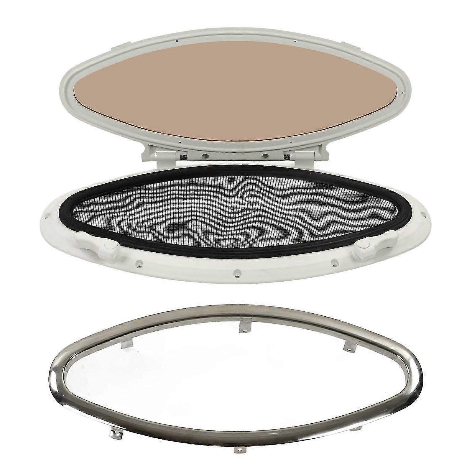 Marine Portlight Window Internal Opening UV Resistant Waterproof Oval ...