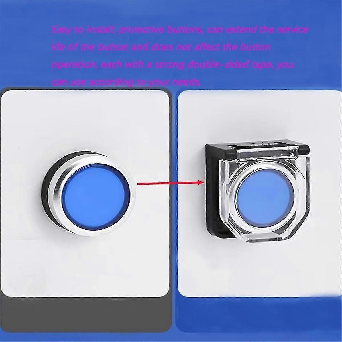4pcs Power Push Button Switch Cover, Dustproof Waterproof Button Switch ...