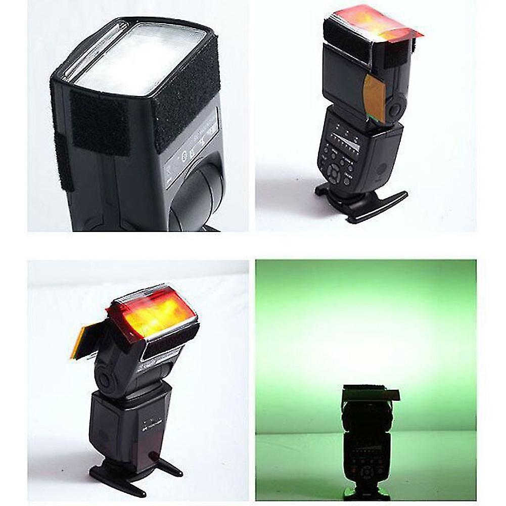 12 Colors/set Flash Speedlite Color Filters Cards For / Camera ...