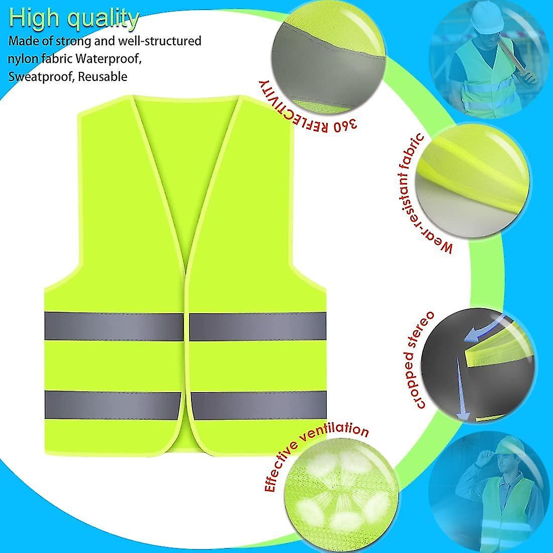 Warning Triangles For Auto + Car Yellow Vest, Car Triangle, Yellow Vest Bike, Car Safety Kit ...