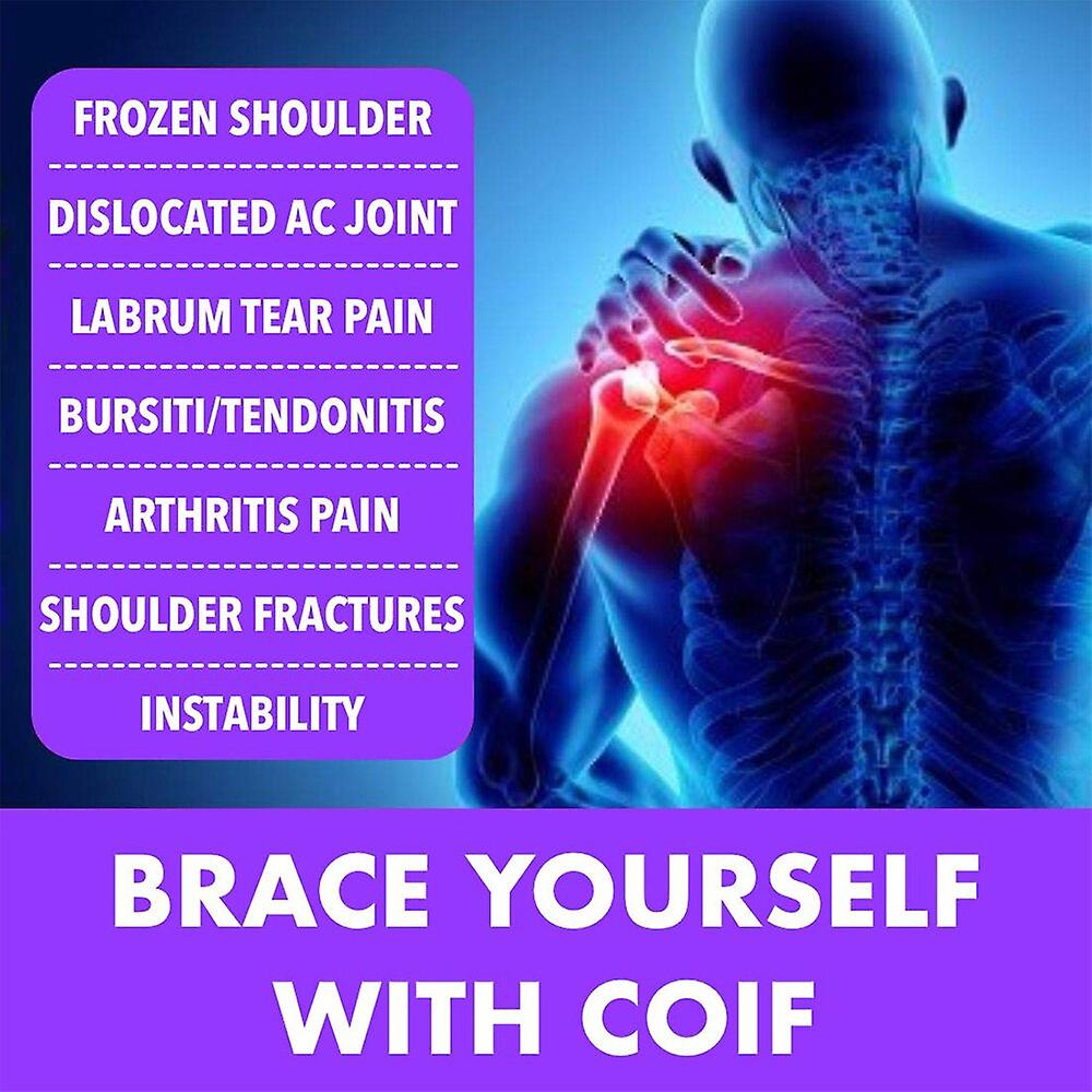 Shoulder Stability Brace Belt Shoulder Compression Support For Rotator ...