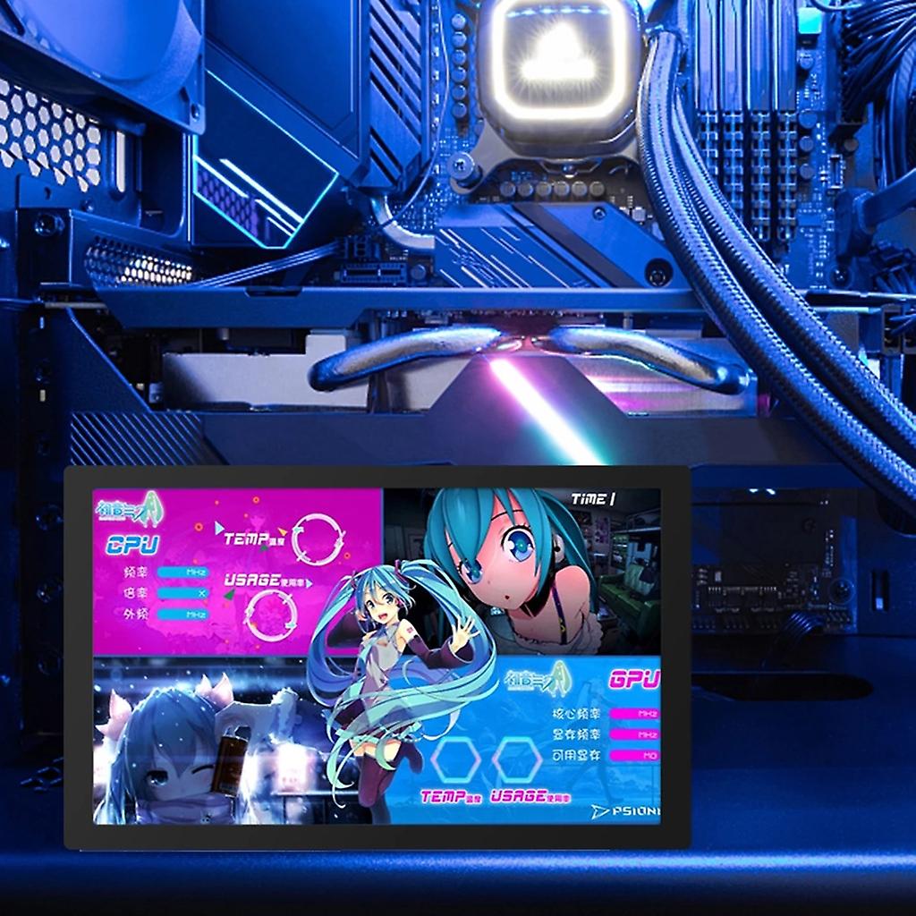 PC IPS TYPE-C Secondary Screen, IPS USB Mini Screen PC CPU HDD Data ...