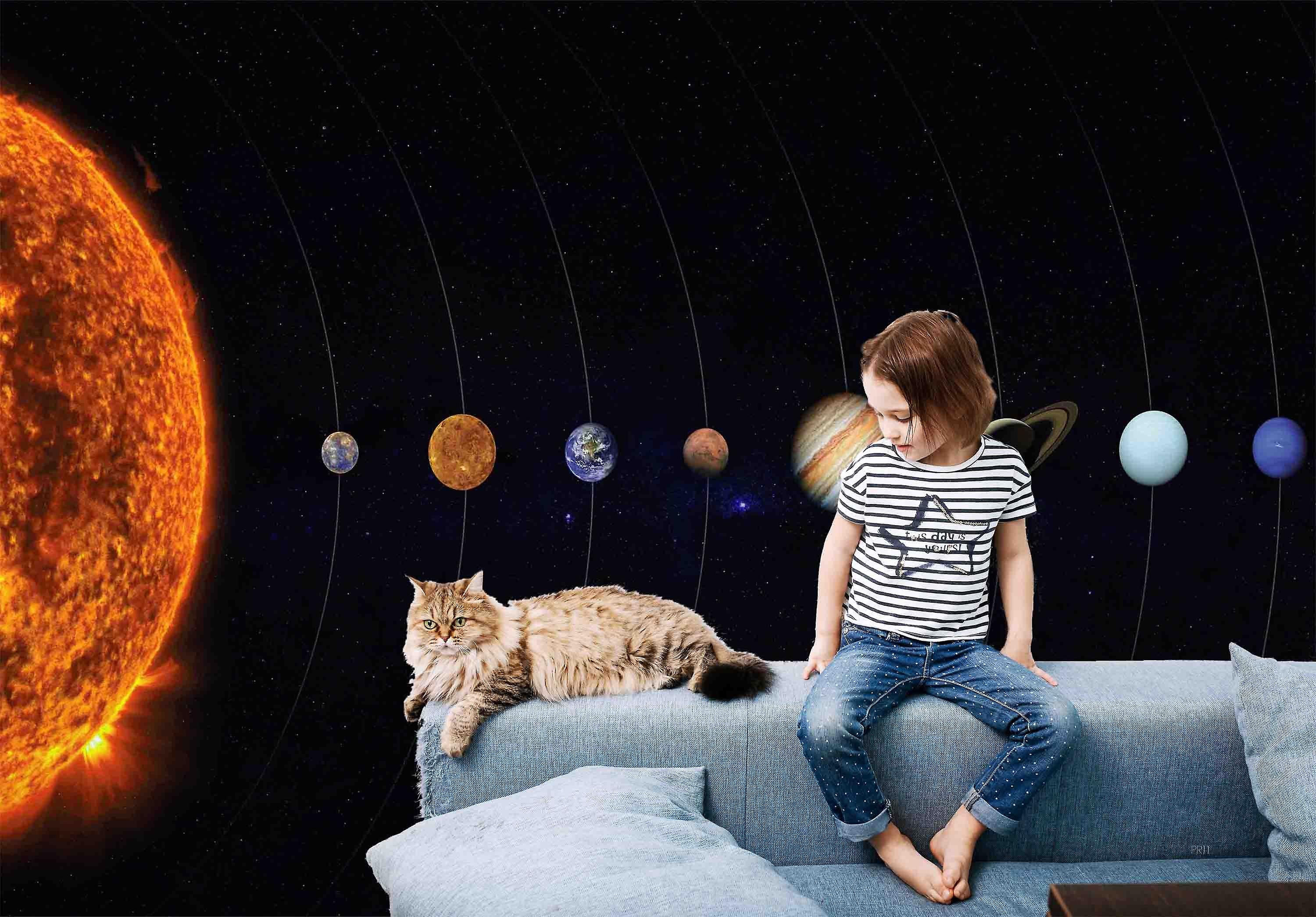 3D Solar System Wall Mural Wallpaper Gd 4881 | Fruugo US