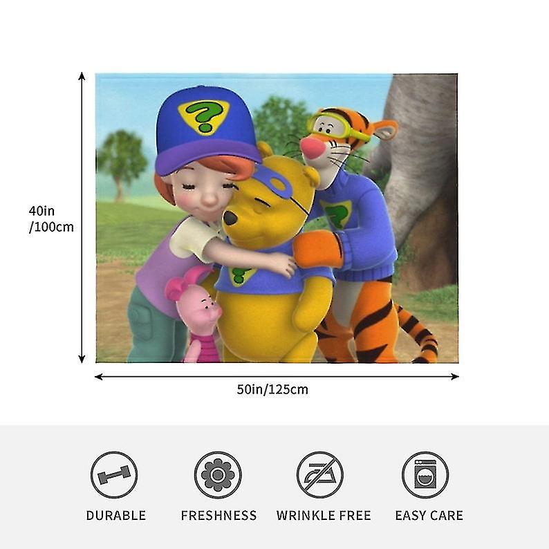 Disney My Friends Tigger & Pooh Custom Name Blanket Baby Girl Boy ...