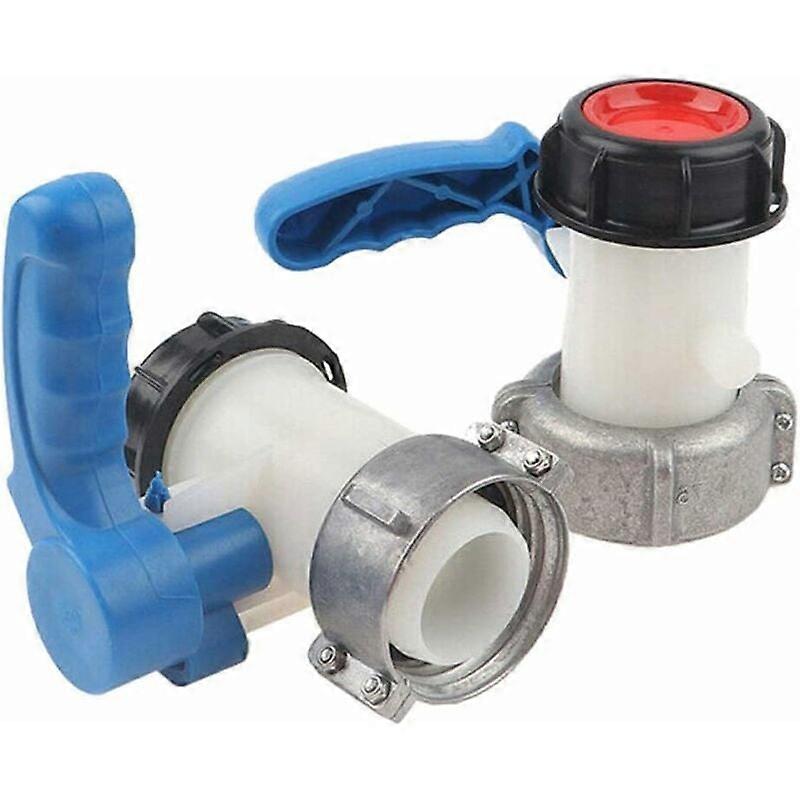 Replacement butterfly valve for IBC tank up to 1000 L or flush tank ...
