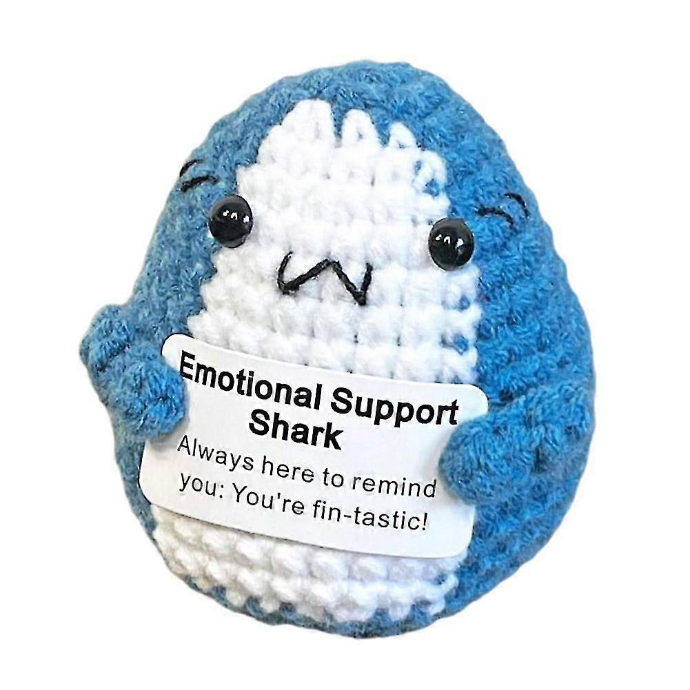 Hæklet haj gaver Hæklet følelsesmæssig støtte Dyr unik fødselsdag ...