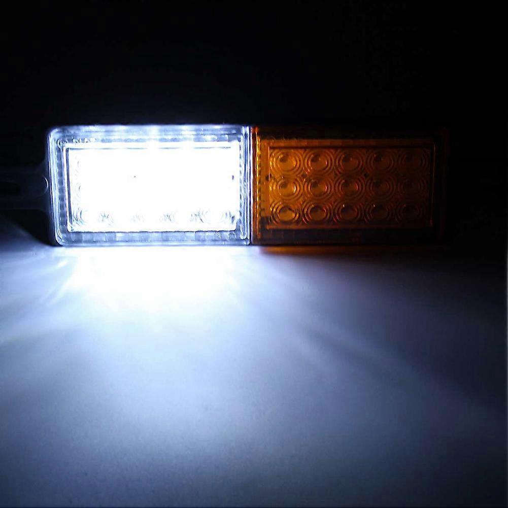 2pcs 12V 24V 30 LED Car Truck Bull Bar Light Bullbar Front Bumper Light ...