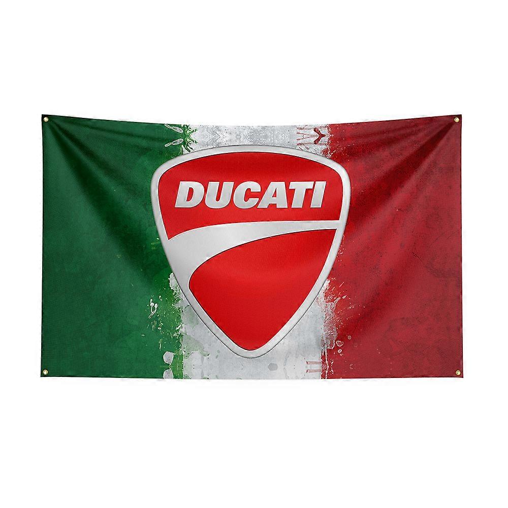 3x5 Ducatis Flag Polyester Printed Racing Motorcycle Banner For Decor ...
