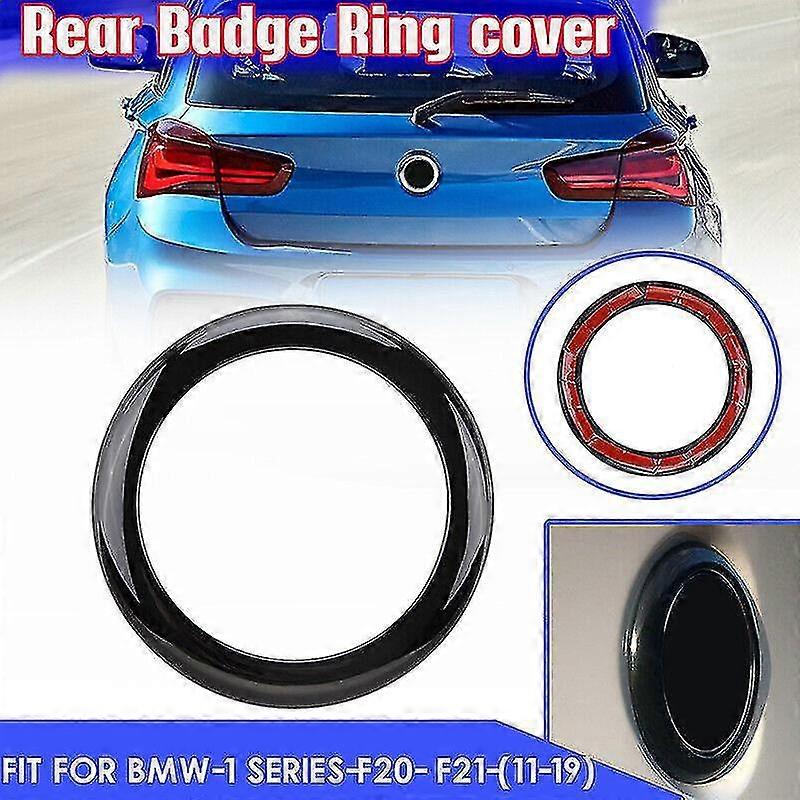 Gloss Black Rear Badge Boot Ring Surround For Bmw F20 F21 1 Series ...
