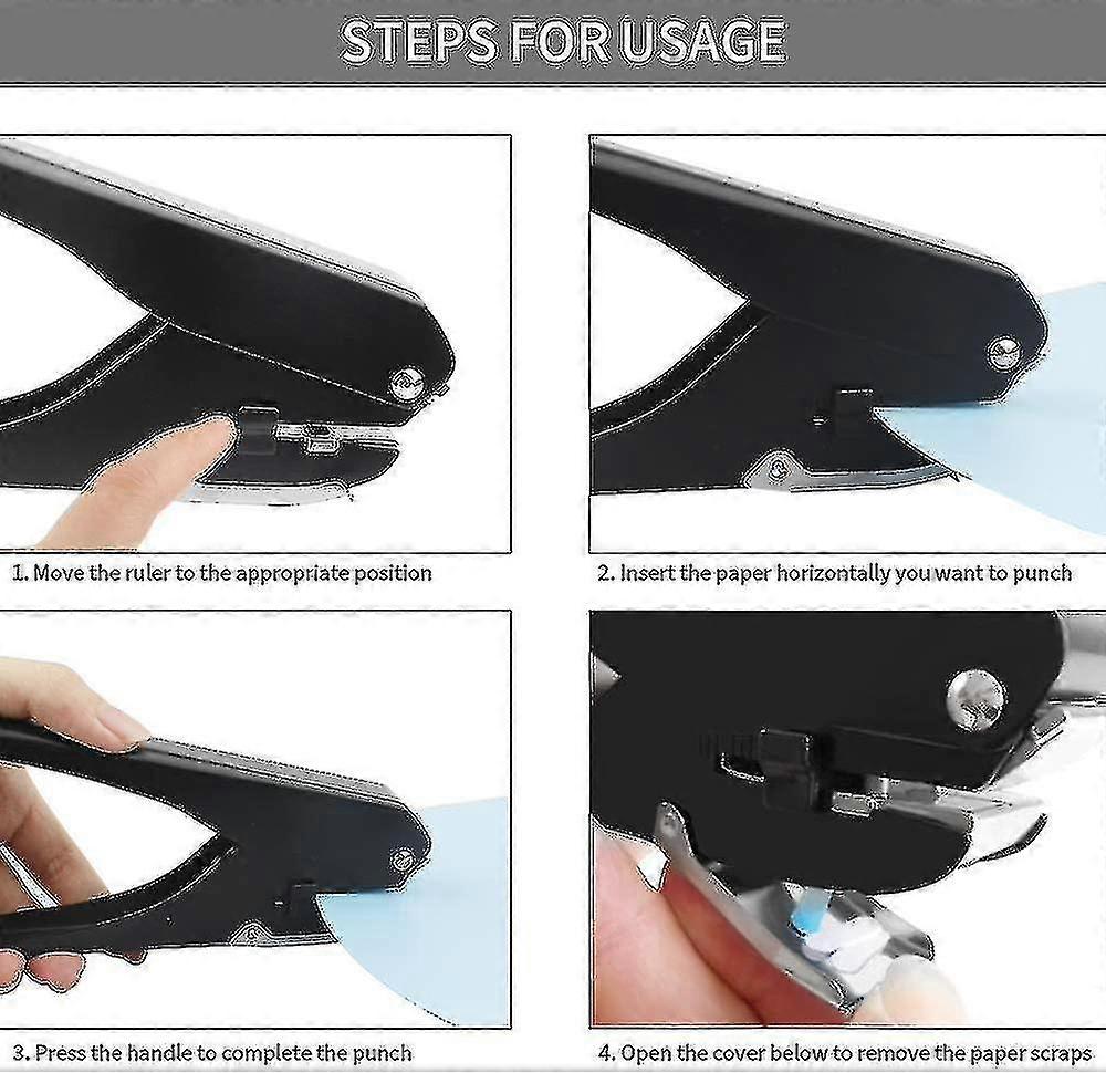 Elliptical Punch, Badge Hole Punch For Id Card, Pvc Slot And Paper ...