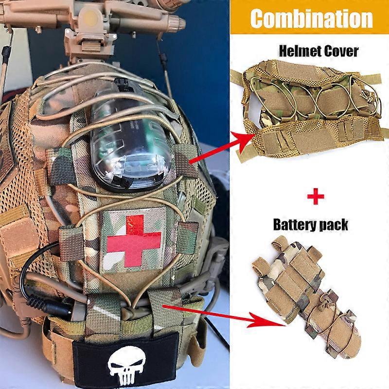 Counterweight Tactical Helmet Cover Bag Battery Pouch MK2 Battery Pack ...