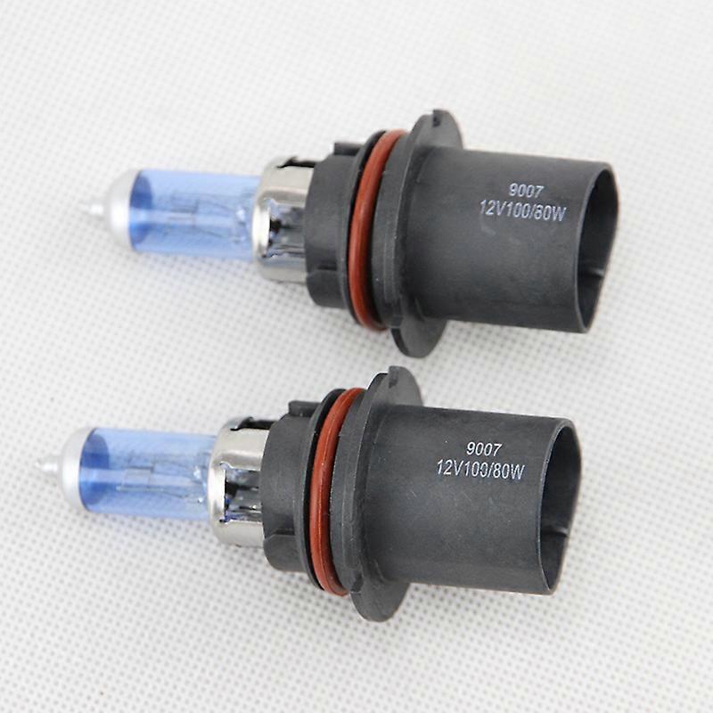9007 Halogen light light Xenon Bright Blue Quartz Glass front HeadLight ...