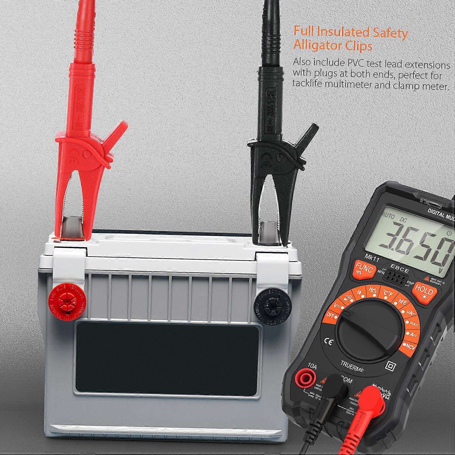 MK30 21pcs Electronic Test Lead Kits Multimeter Lead with Alligator ...