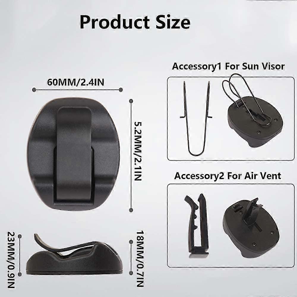 Car Glasses Clips, Sunglasses Holder Clips For Visor And Vents, Space ...