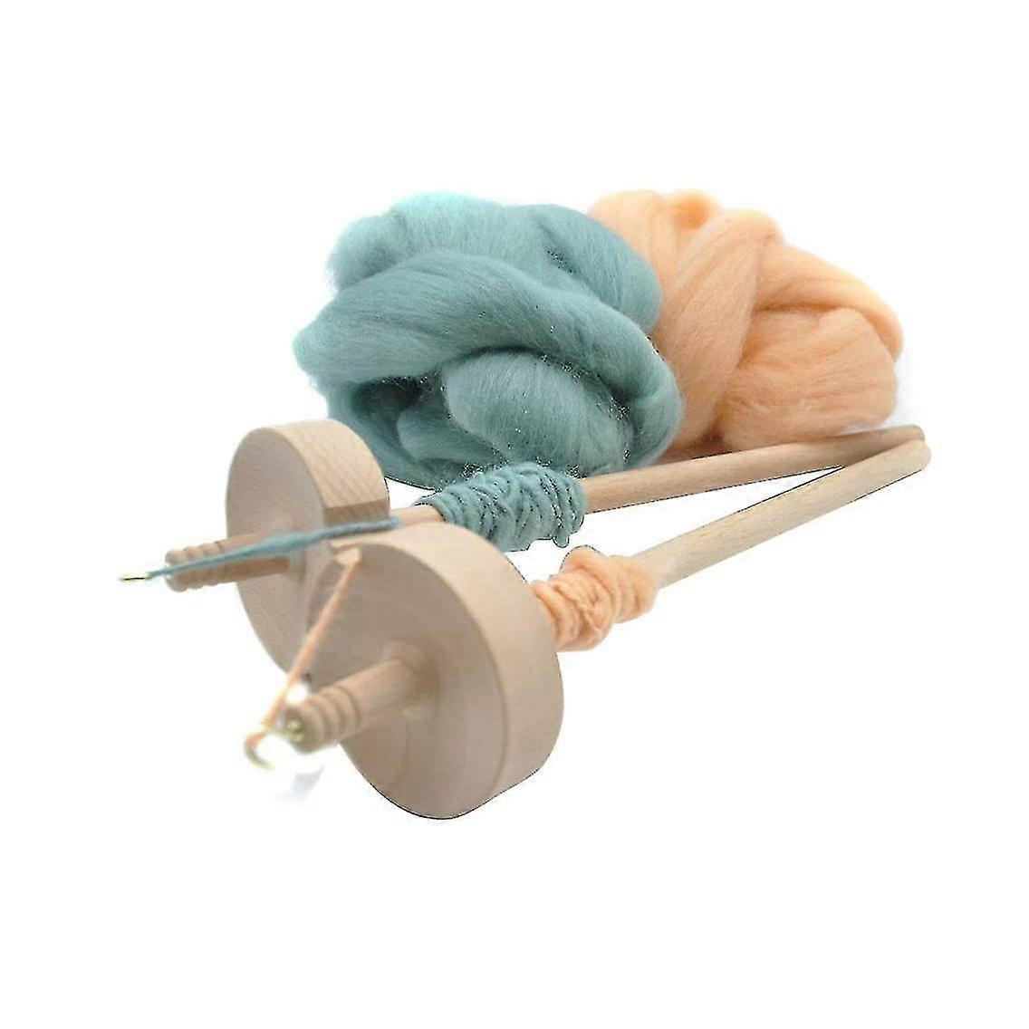 2Pcs Drop Spindle for Spinning Wool Yarn Spin Top Whorl Drop Spindle ...