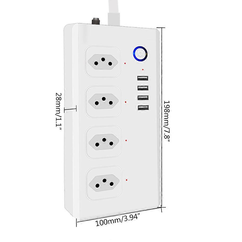 Wifi Remote Control Power Strip USB Home Office for Smart Wireless ...