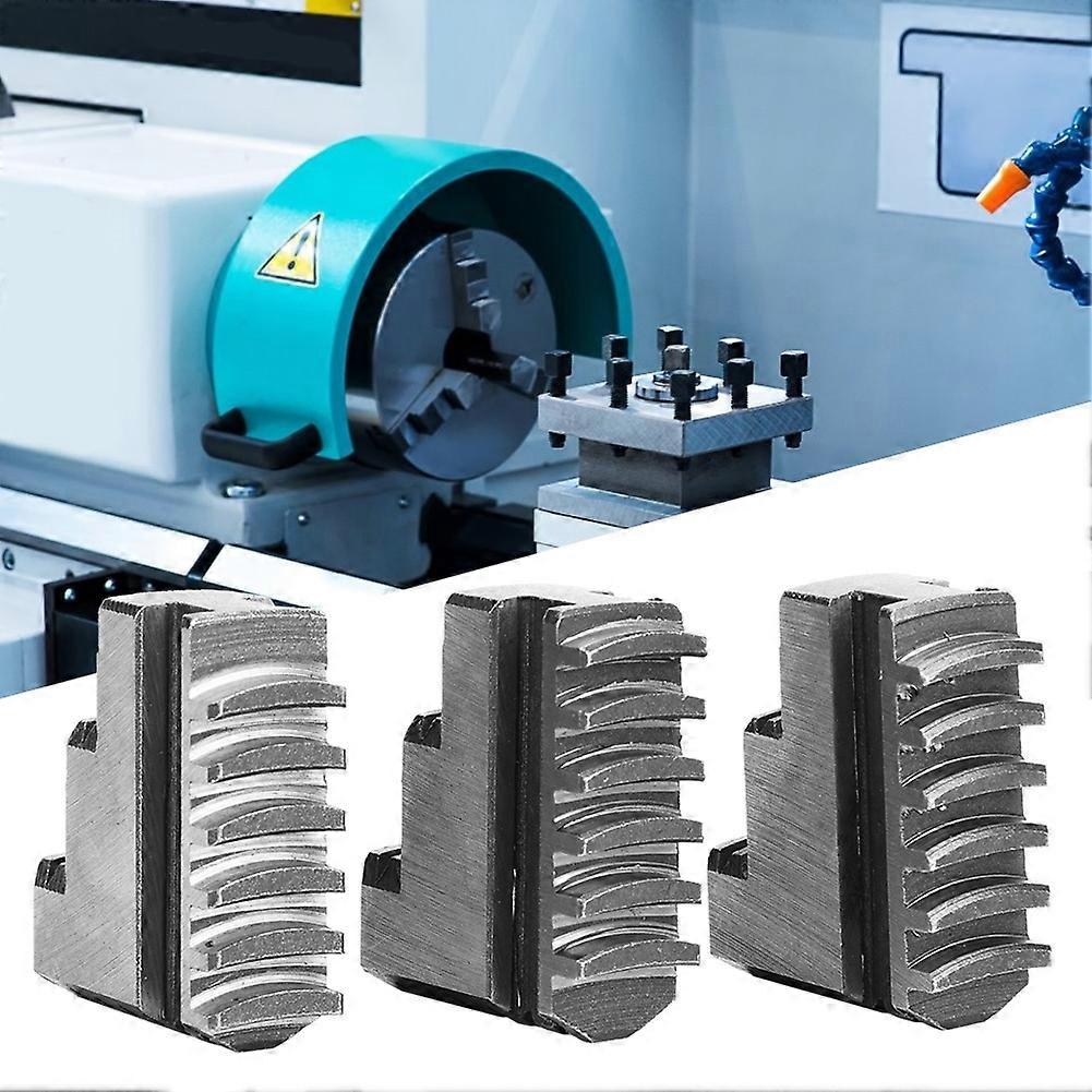 3 Pcs K11-125 External Jaw 5in Chuck 20CrMnTi High Strength Long ...