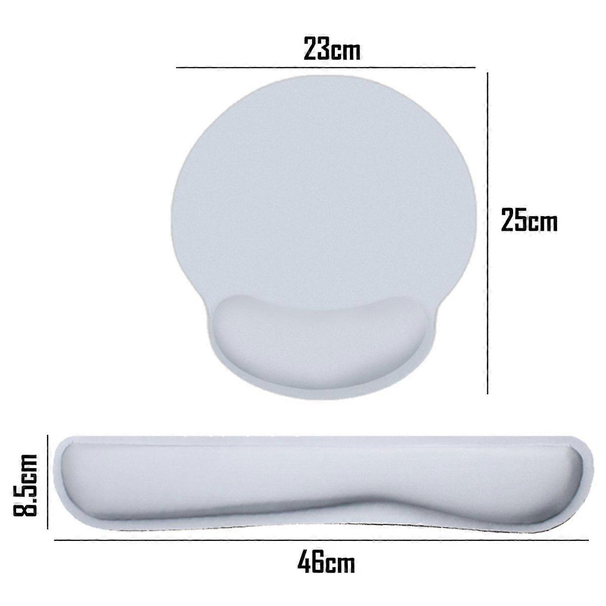 Mouse pad with gel cushion and ergonomic palm rest | Fruugo UK