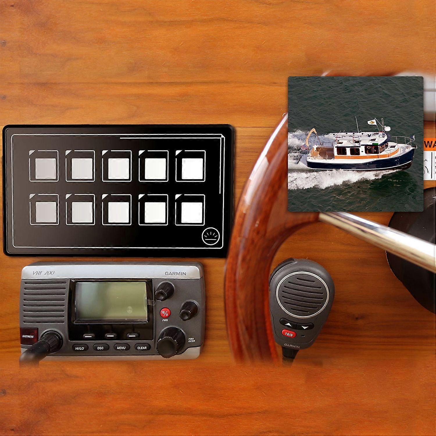 Car Universal 10P Membrane Control Switch Panel with Backlight Module ...