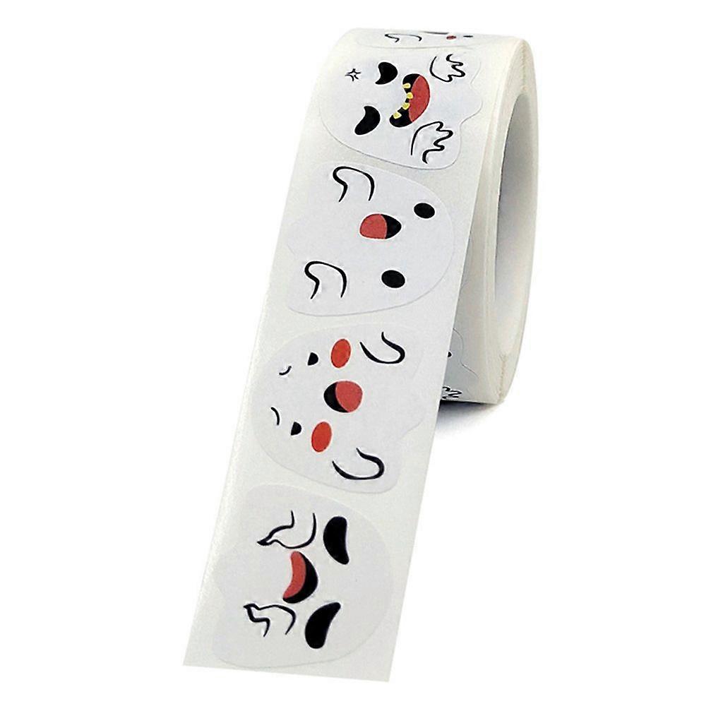 500pcs Halloween Ghost Face Sticker Horror Sealing Labels for ...