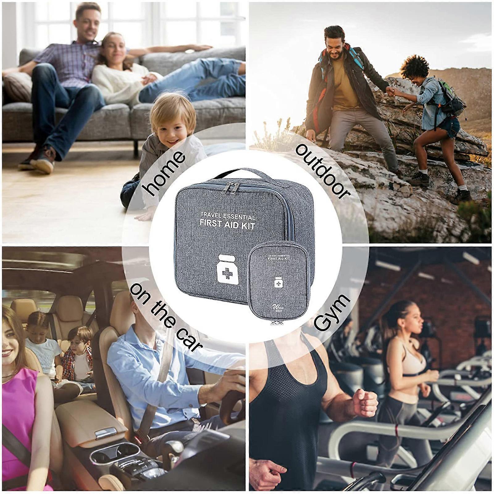 First Aid Kit Large Capacity Medicine Storage Pouch Organizer for Case ...