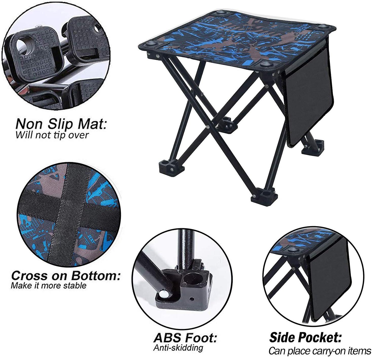 Folding Stool Camping, Camping Stool Folding Lightweight Portable Stool ...