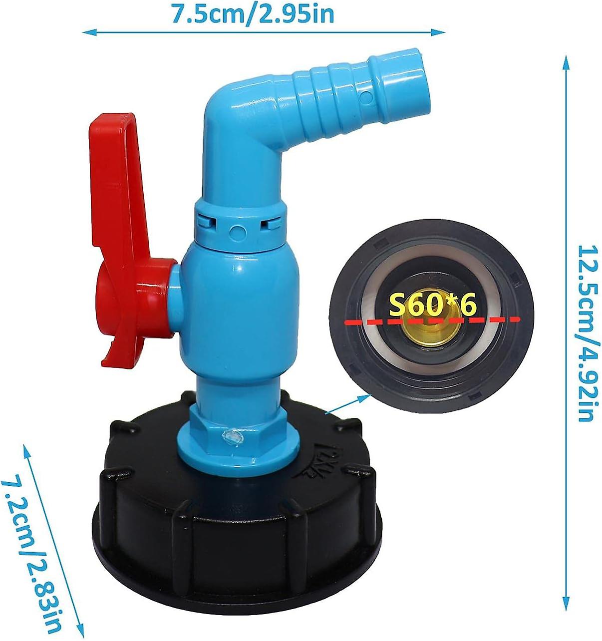 Adapter Ibc Valve Tap - Ibc Tank Adapter S60x6 Valve Tap Plastic Tap ...