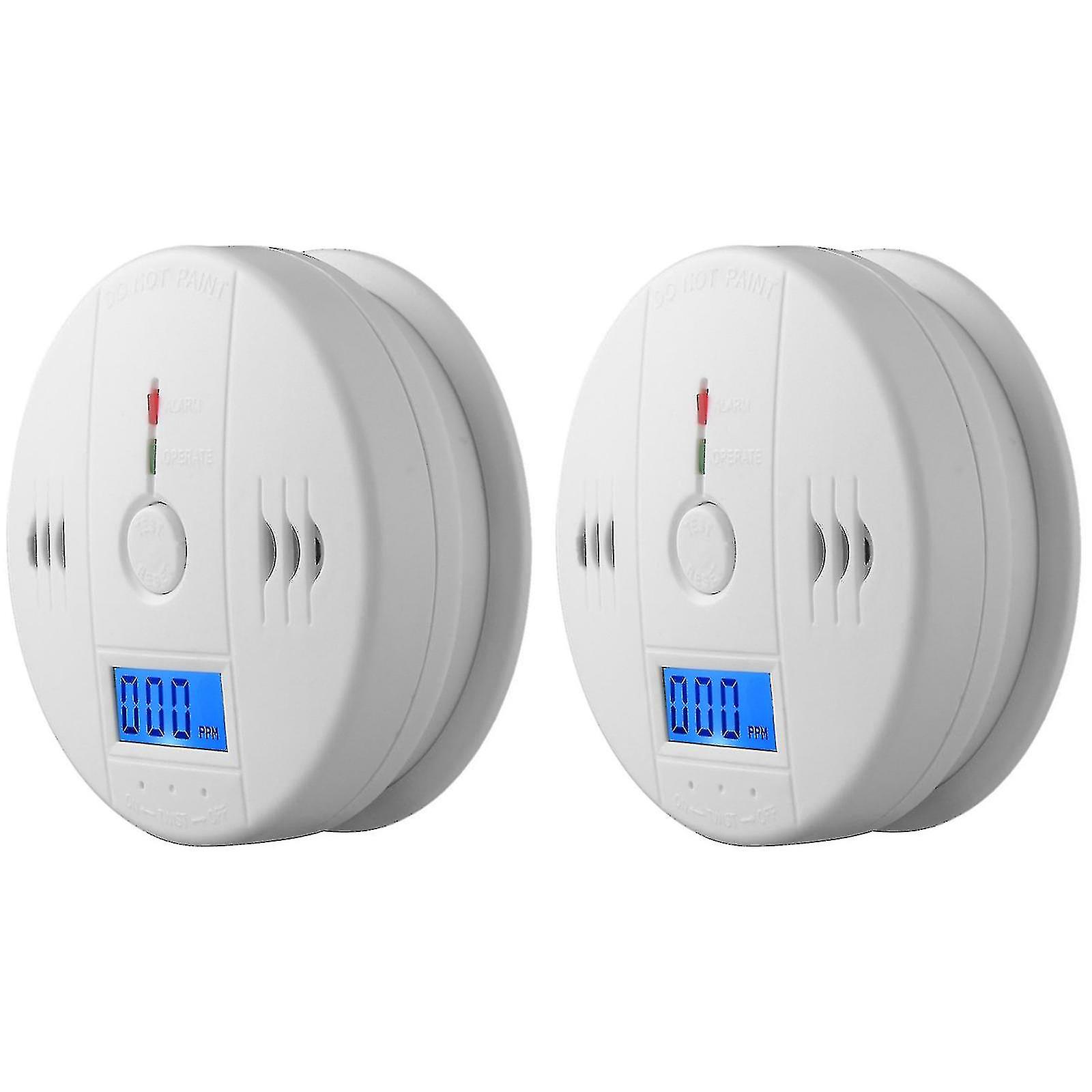 2 Pack Co Detector Carbon Monoxide Detection Limited Time Deal | Fruugo UK