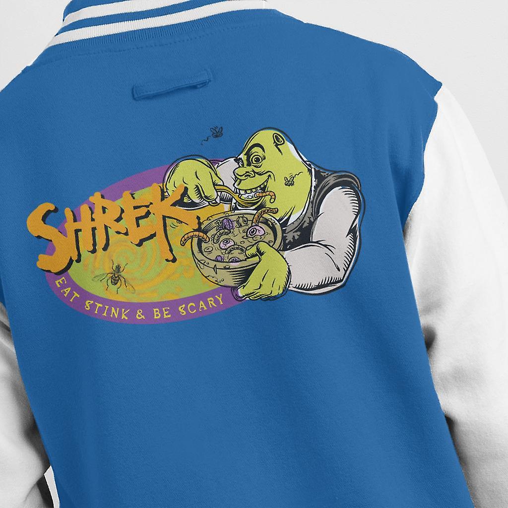 Shrek Eat Stink And Be Scary Men's Varsity Jacket | Fruugo US