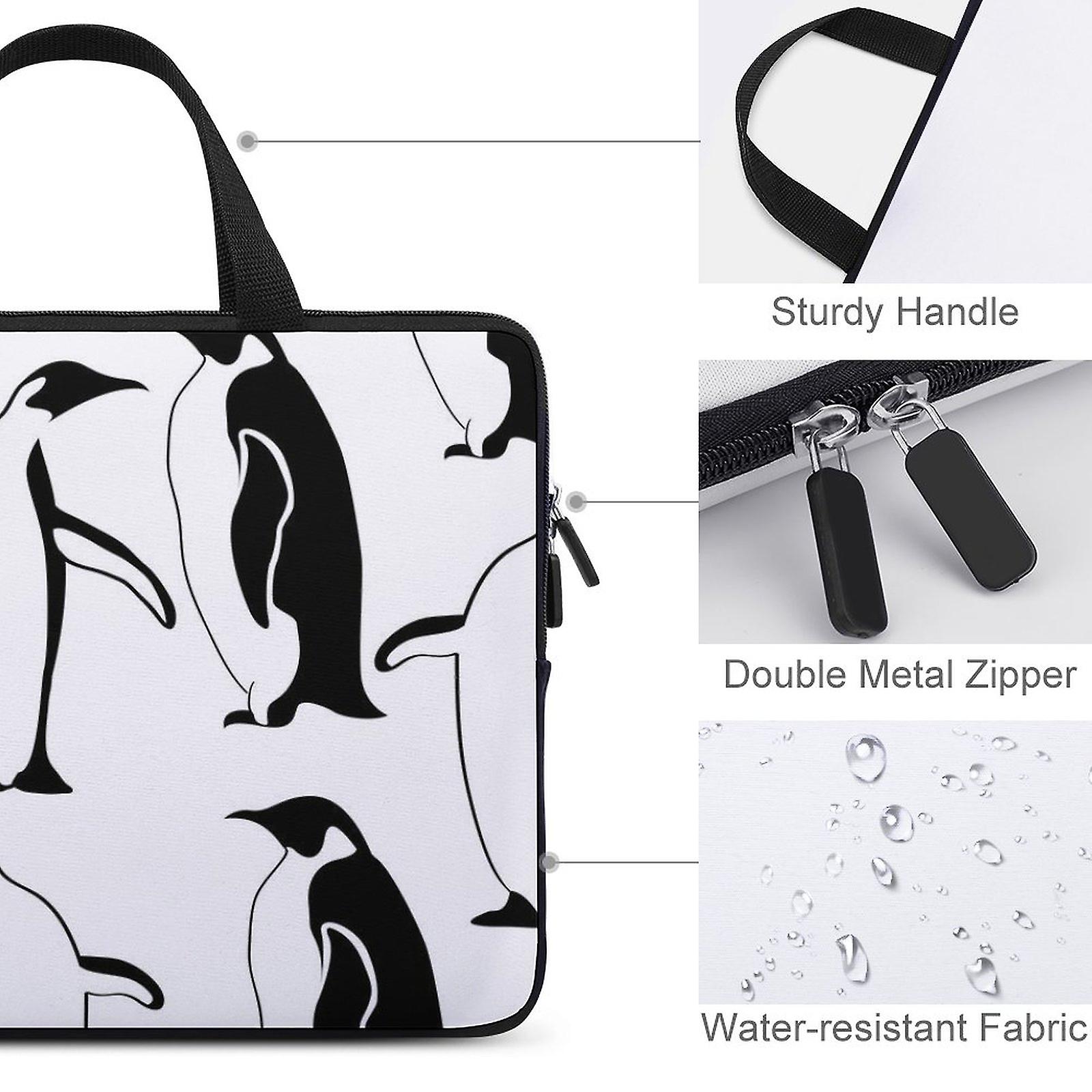 Winter Penguin Laptop Bag Computer Bag Briefcase Messenger Bag ...