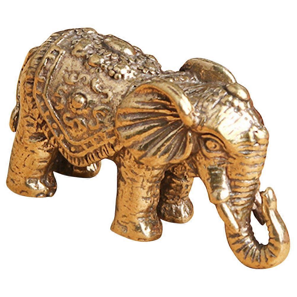 Vintage Decor Tiny Elephant Sculpture Ganesha Statue Feng Shui Elegant ...