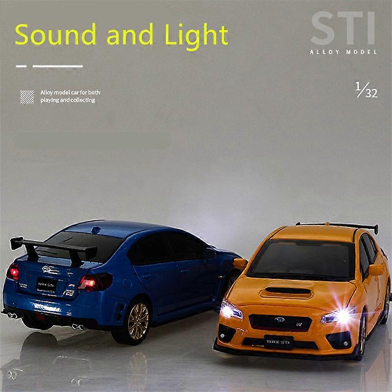 1/32 Subarus WRX STI Alloy Sports Car Model Diecast Metal Simulation ...
