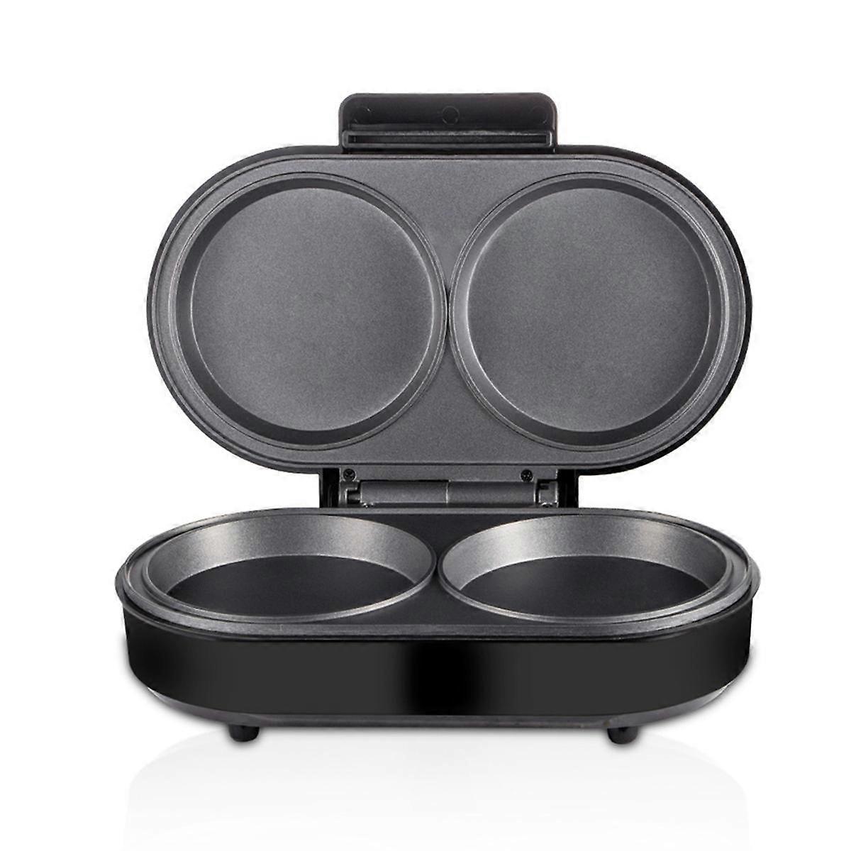 Double Mini Omelet Maker Round Non-Stick Grids Makes 2 Personalized ...