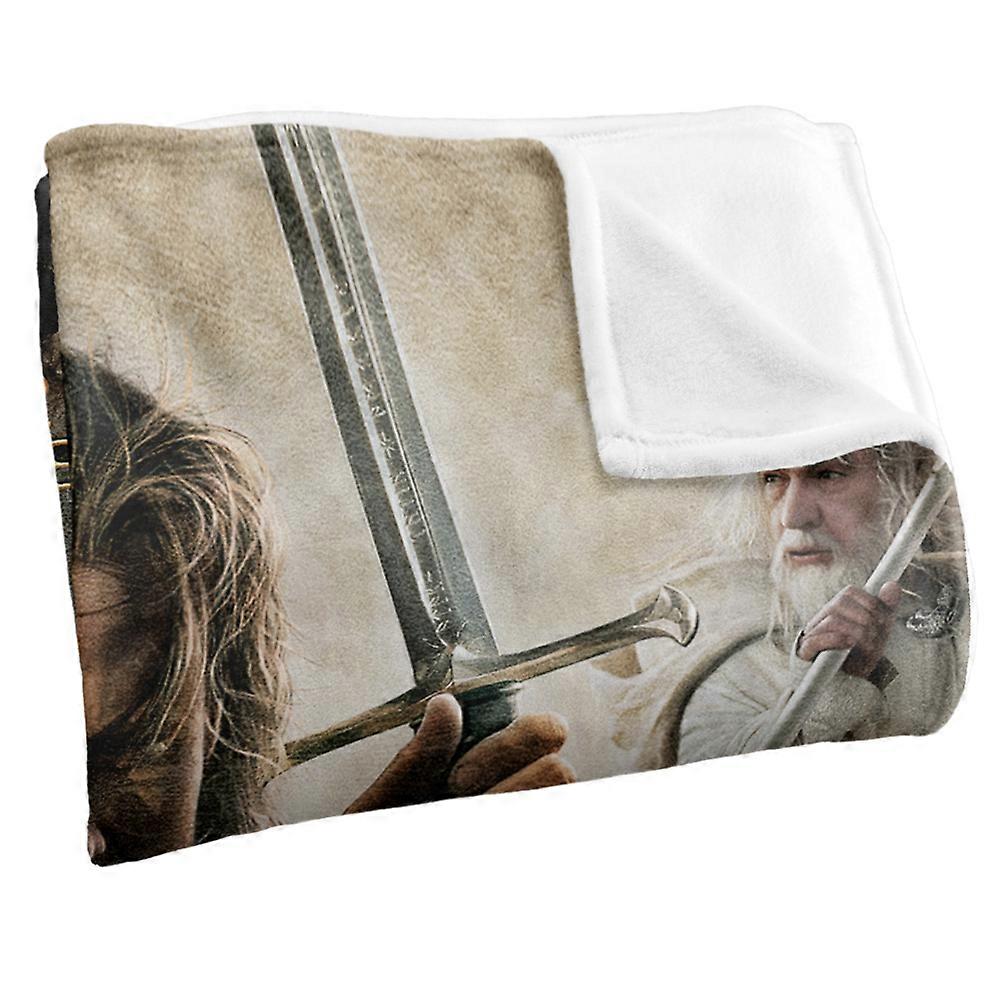 The Lord of The Rings Blanket, 50'x60' Return of The King Poster Silky ...