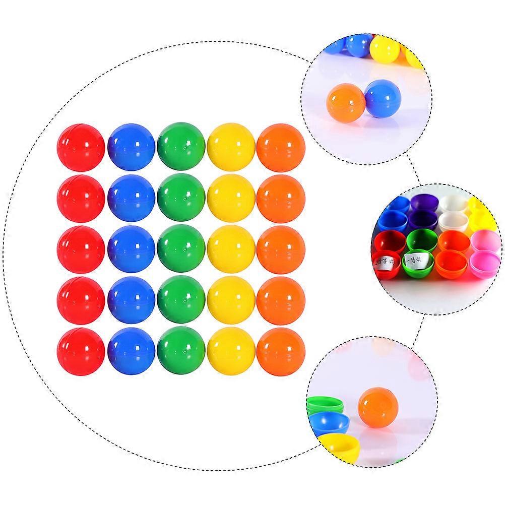 50Pcs Lottery Balls Colored Raffle Balls Openable Raffle Balls Small ...