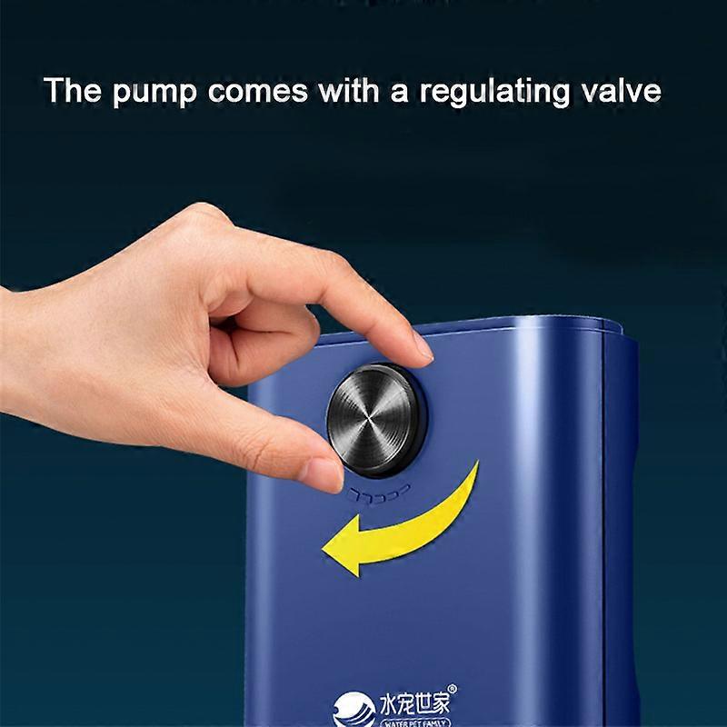 Silent Aquarium Oxygen Air Pump with Check Valve Fish Tank Four Outlet ...