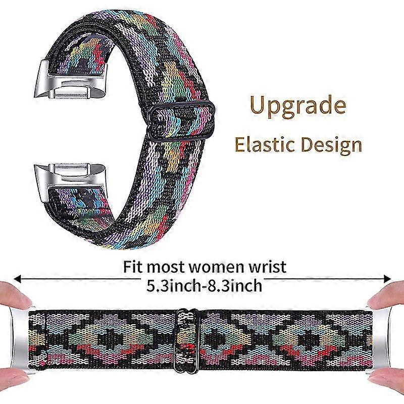 Elastic Nylon Band with Adjustable Buckle Braided Watch Strap for ...