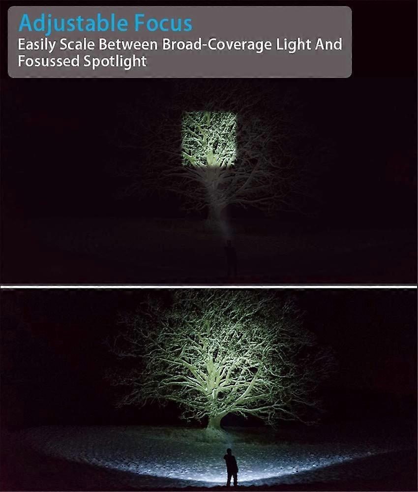 LED Torch Rechargeable, Torch Super Bright USB Rechargeable Torch ...