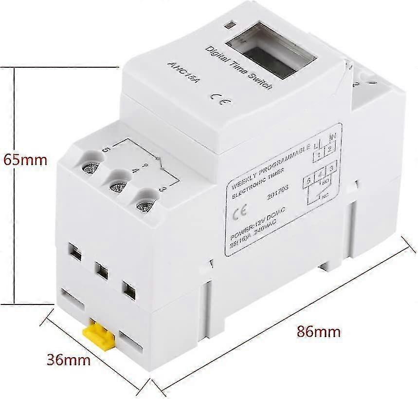 Digital Weekly Timer Din Rail Timer Digital Weekly Timer Switch Electronic Programmable Timer ...