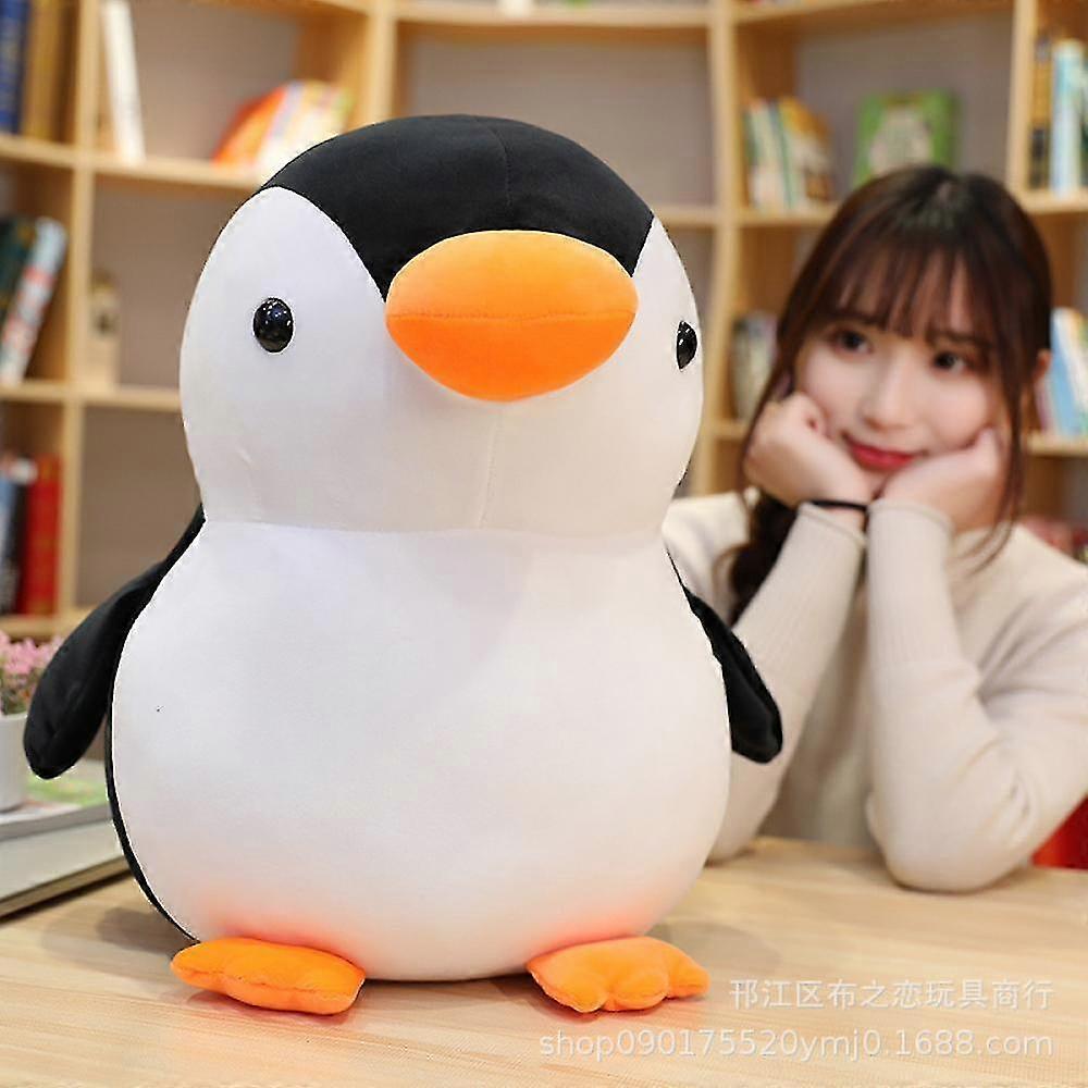 Cartoon Sweet Little Penguin Stuffed Animals Dolls Cute Gray Penguin ...