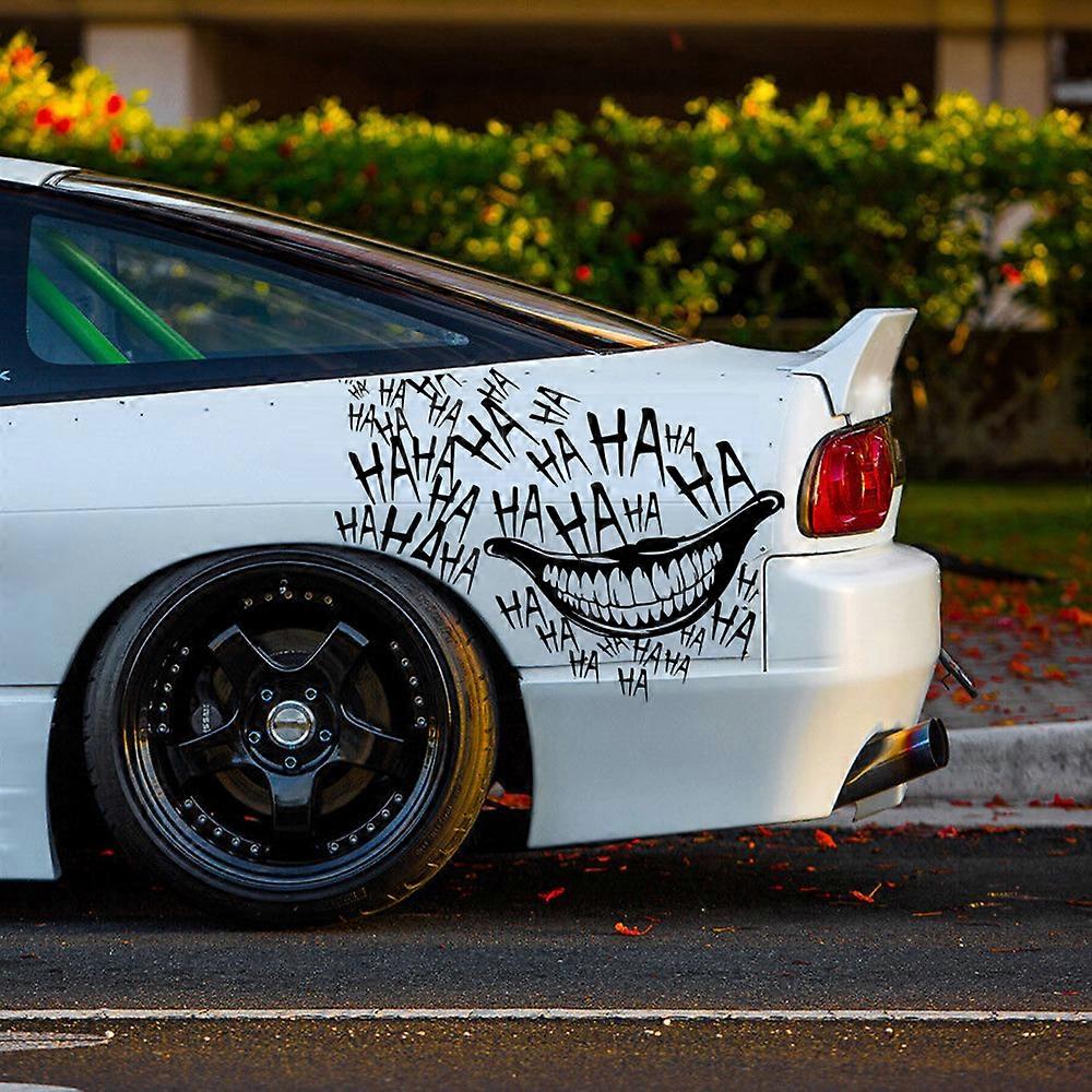 Modern Joker Laugh HAHA Car Sticker Decal Tumblrs Waterproof Bumper ...