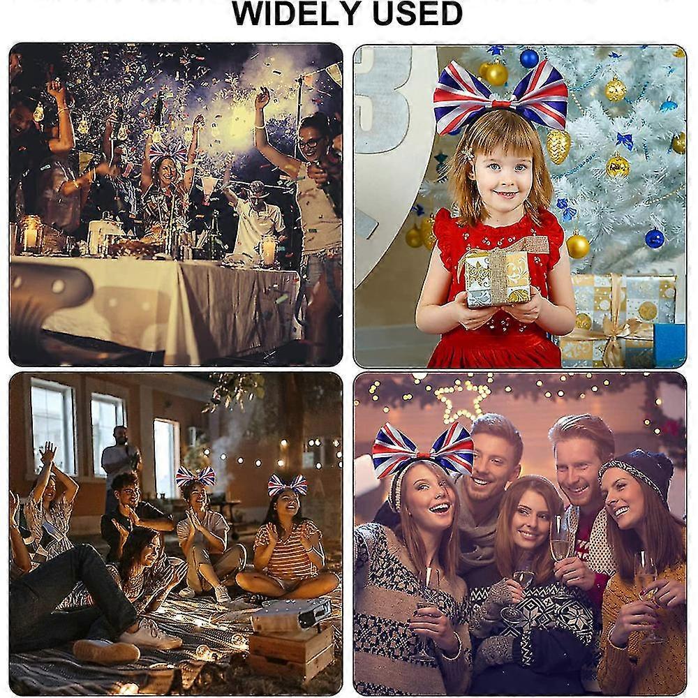 Union Jack Hairband British Union Jack Flag Hair Headband Bowknot Dress ...