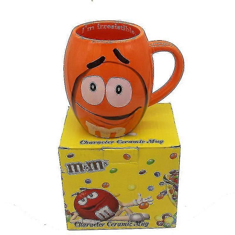 Mm Bean Cartoon Mug Cute Mm Chocolate Bean Water Cup Creative Cup ...