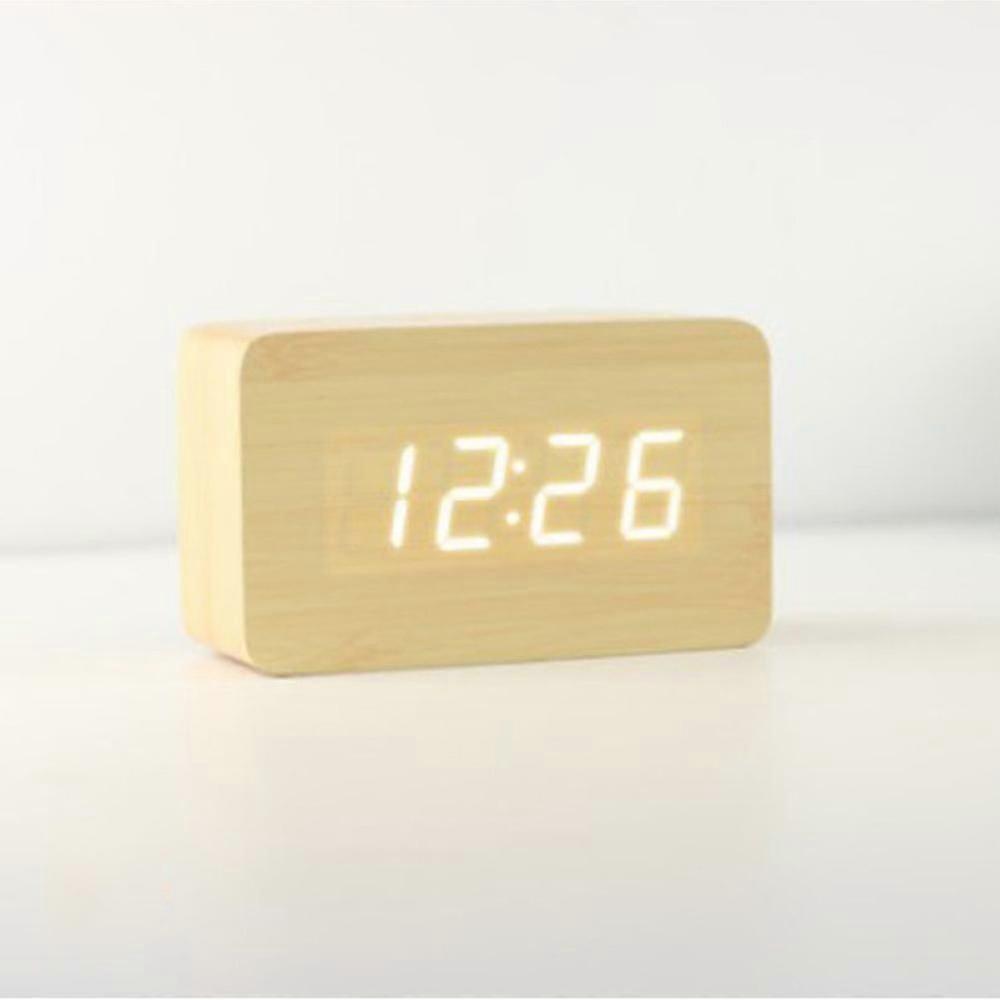 Led Digital Alarm Clock With Date And Temperature Display, Small ...