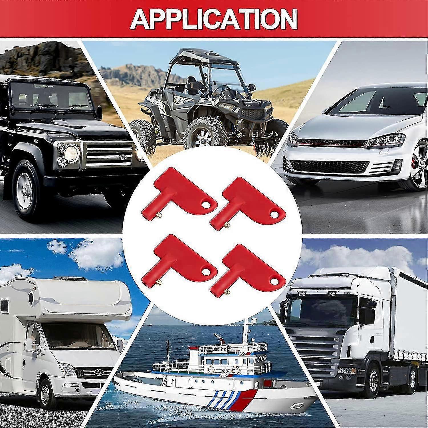 Battery Main Switch Replacement Key 14mm 4 Pieces, Main Switch Nato ...