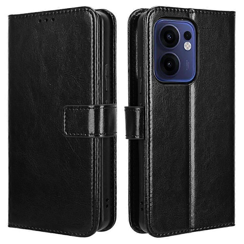 For Oppo Reno13 F 5G/Reno13 F 4G Case Crazy Horse Texture PU Leather ...