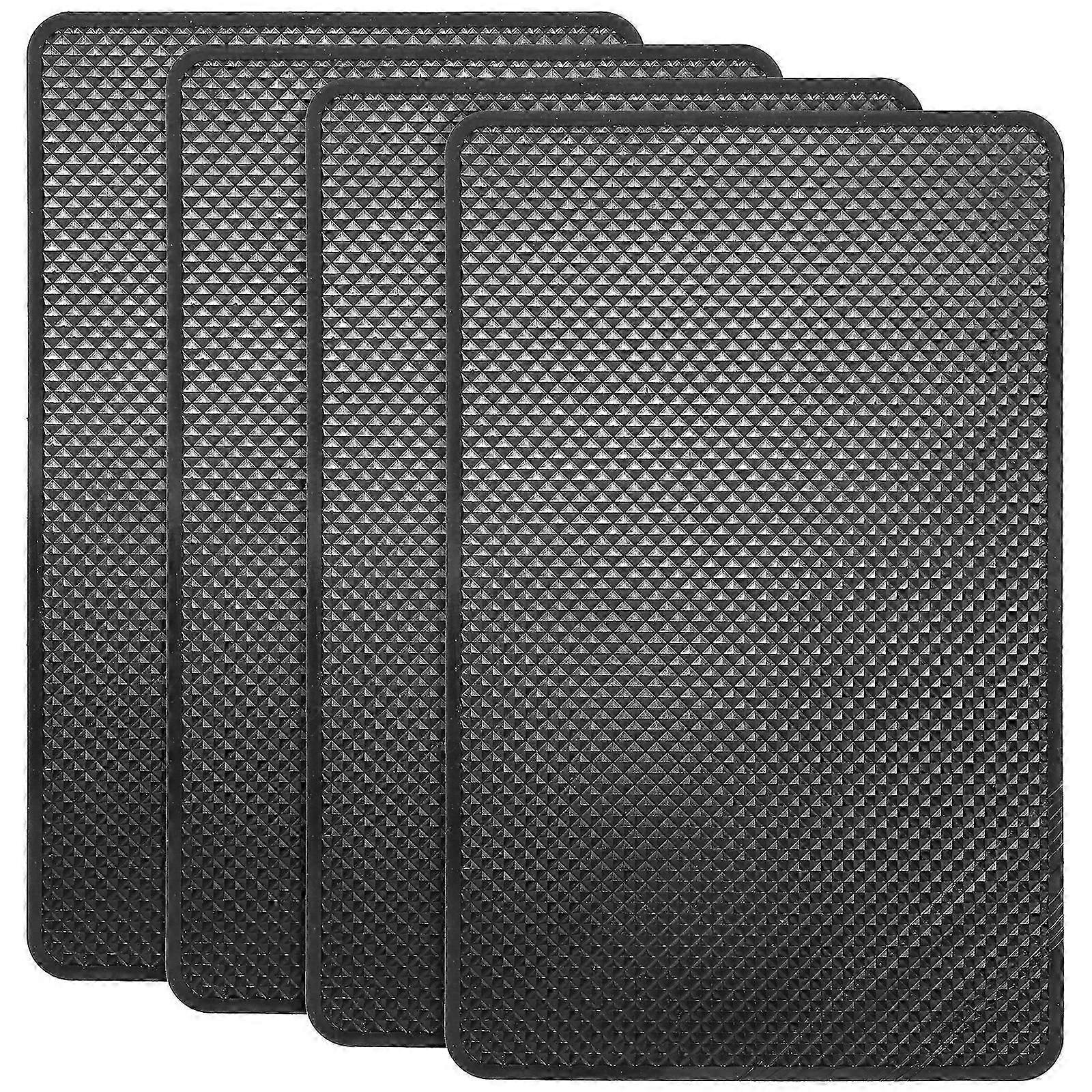 4Pcs Auto Dashboard Sticky Mat Anti-slip Car Interior Pad for Mobile ...