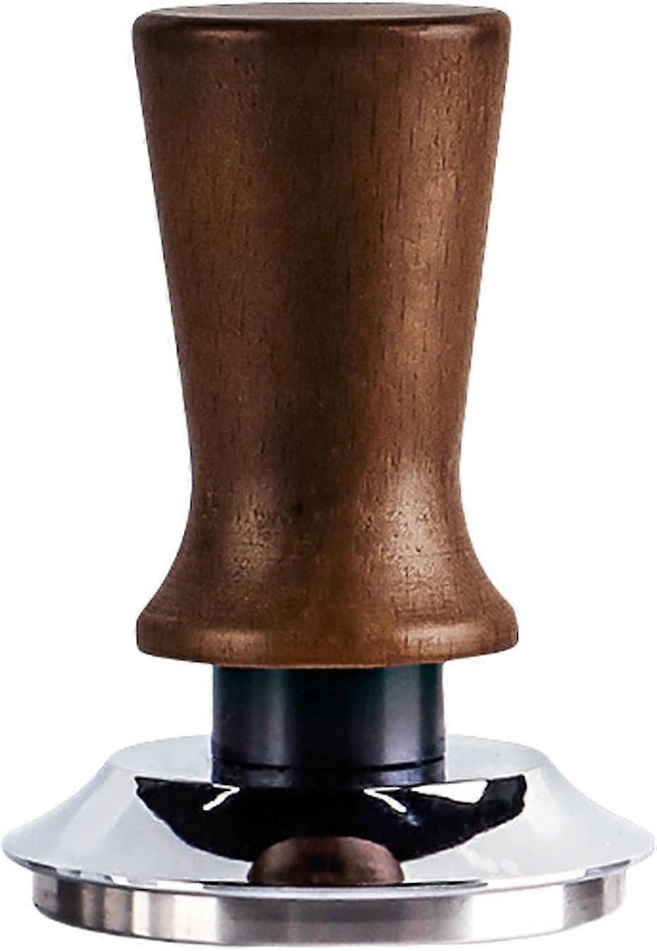 Espresso Tamper Beechwood Handle Stainless Steel Coffee Press Tool ...
